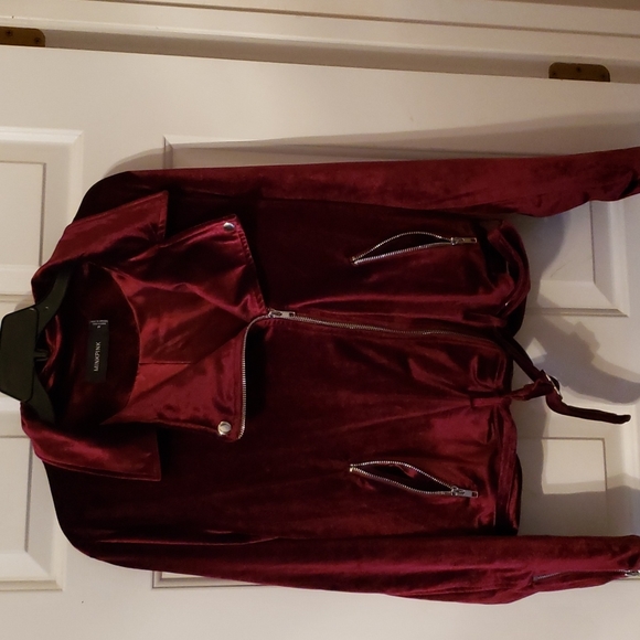 MINKPINK | Jackets & Coats | Mink Pink Velour Jacket | Poshmark